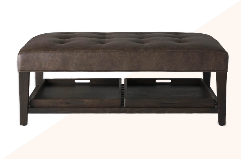 The Best Leather Ottoman Coffee Table For Every Style (2024)